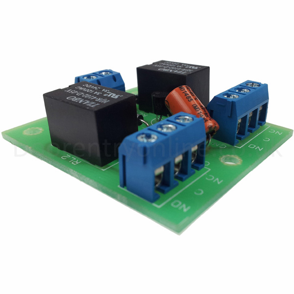 Double Pole Relay | 3amp Relay | Double Pole Relay 9v - 24v dc or 9v ...