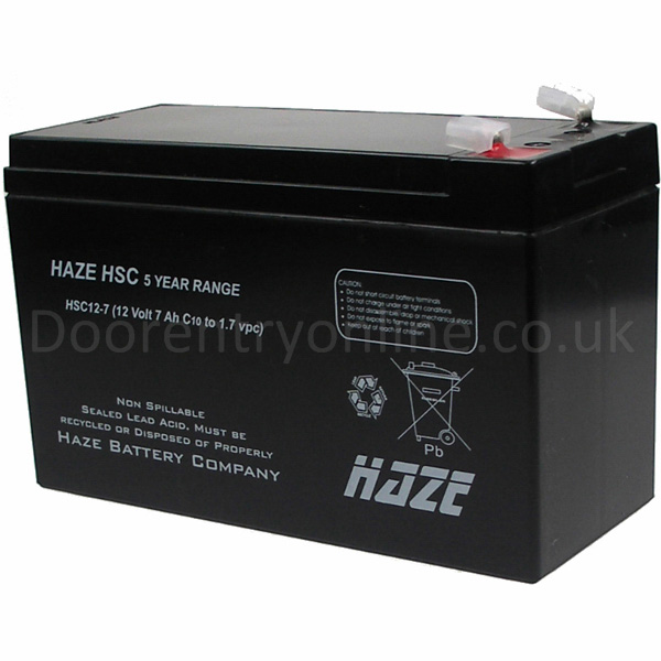 12v dc 7amp Battery | Rechargeable Battery For Access Control Systems