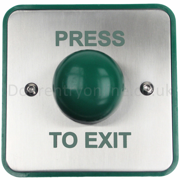 DRBGBSAP-PTE Exit Button | Large Green Dome Exit Button